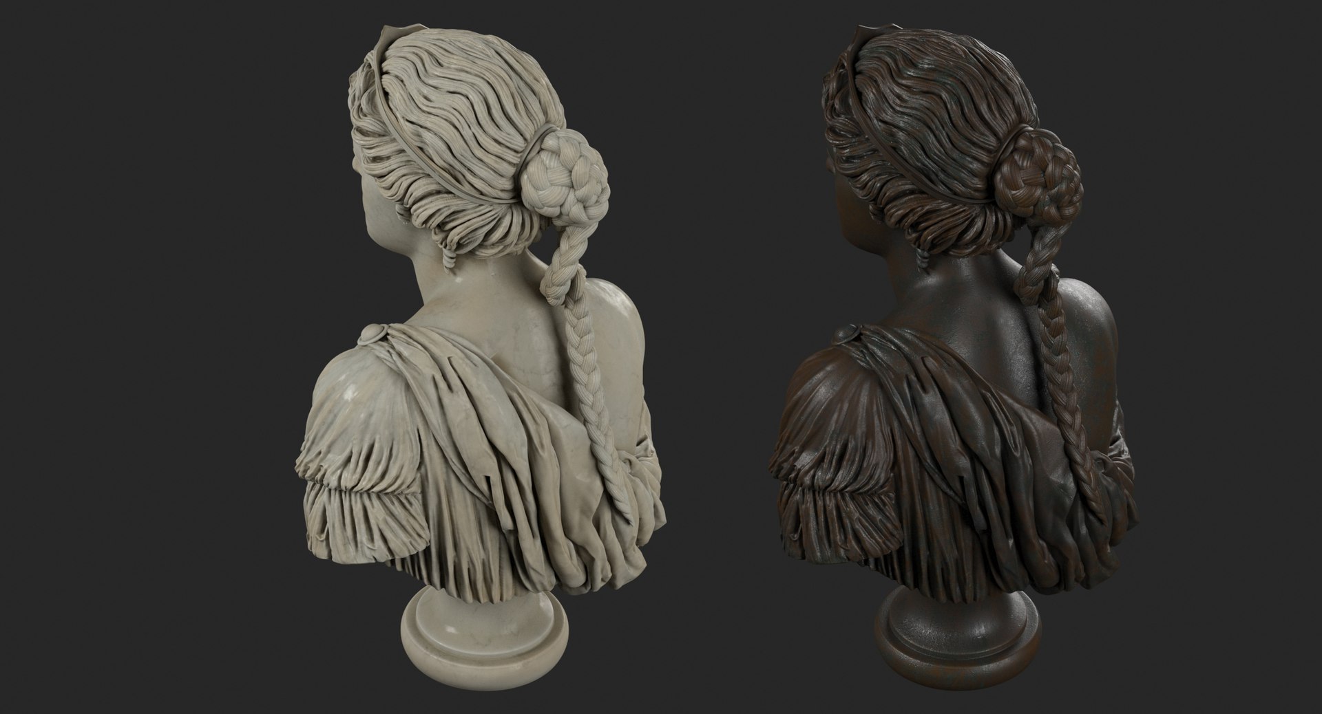 3D Classical Bust Collection Model - TurboSquid 1892765