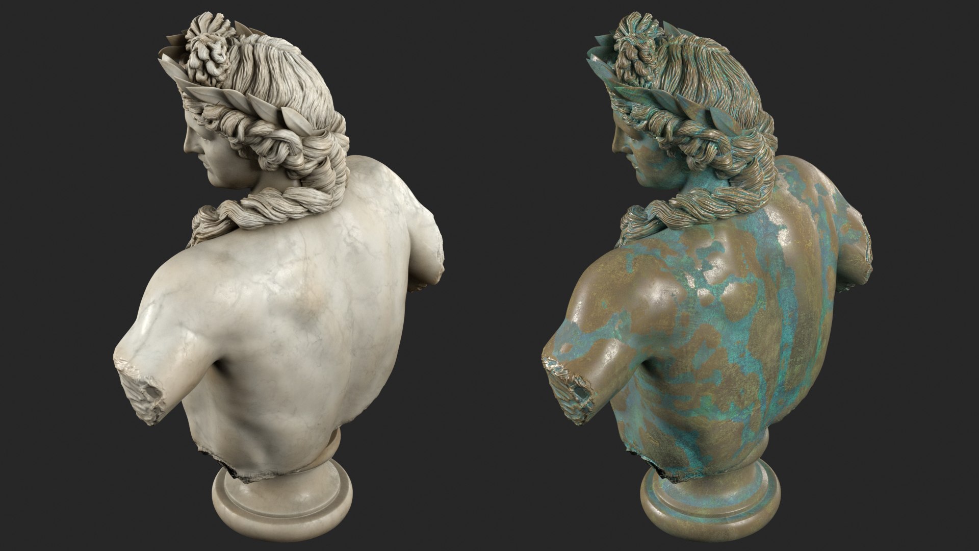 3D Classical Bust Collection Model - TurboSquid 1892765