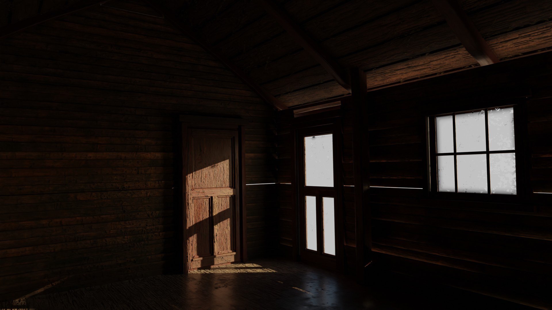 3D Cabin House Model With Pbr Textures Low-poly 3D - TurboSquid 2016597
