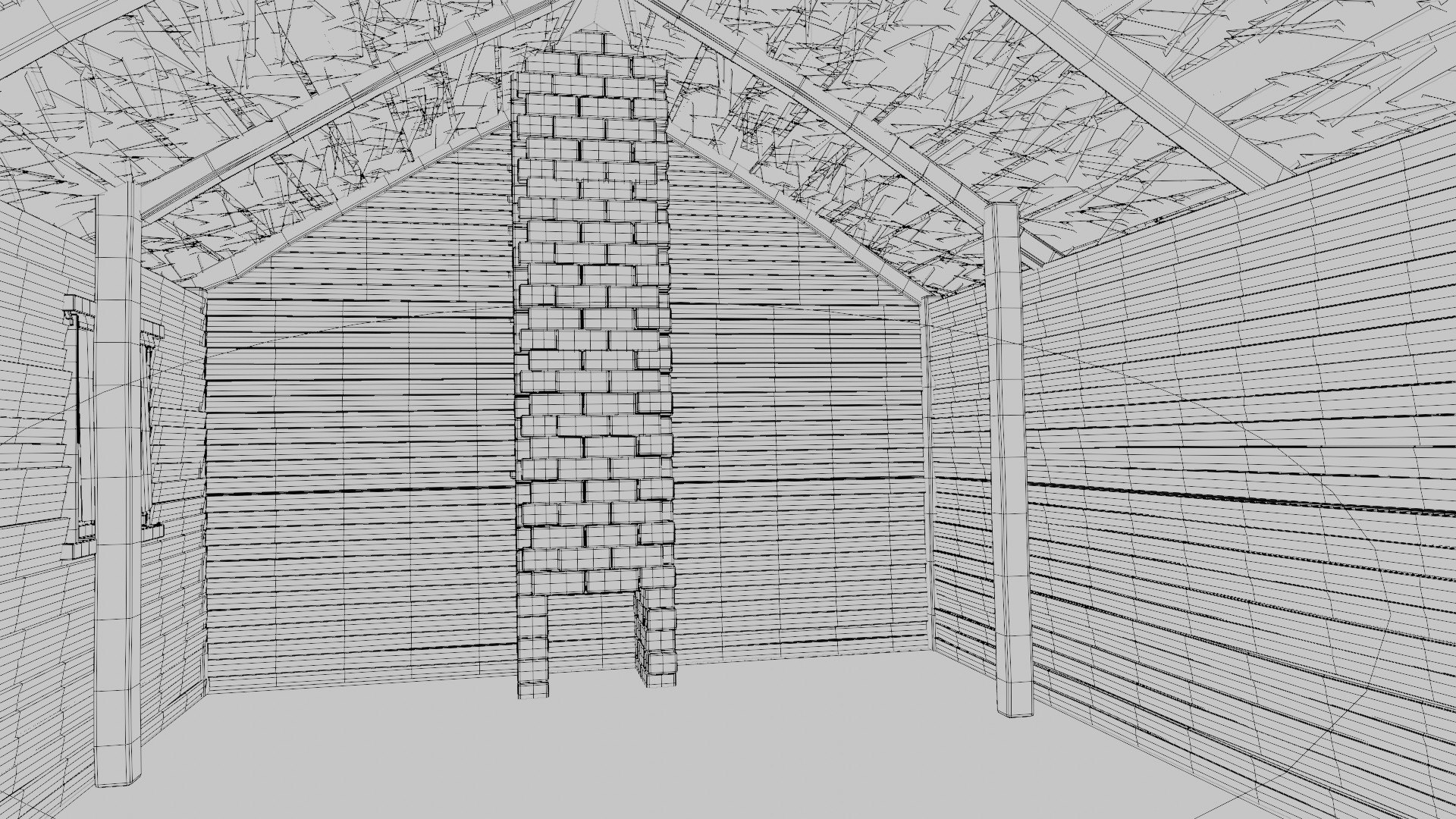 3D Cabin House Model With Pbr Textures Low-poly 3D - TurboSquid 2016597