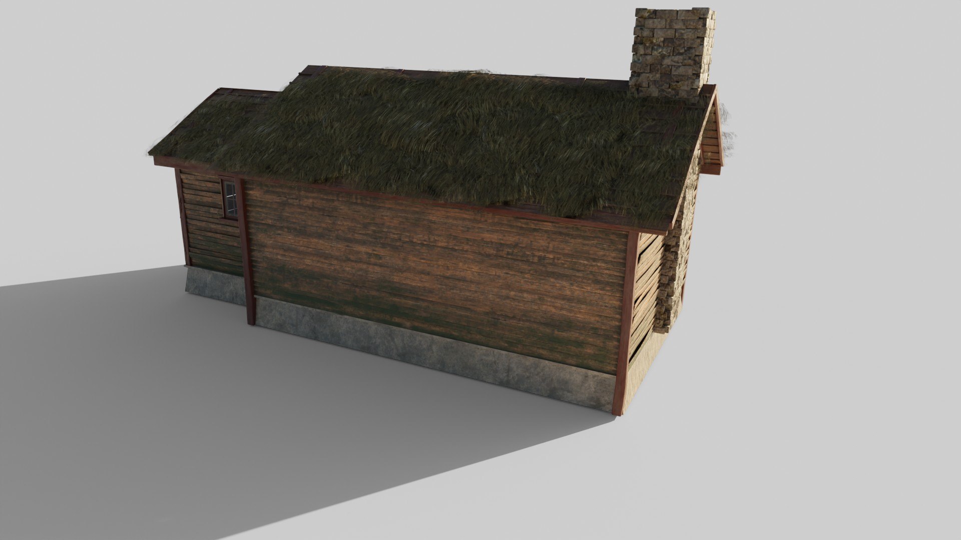 3D Cabin House Model With Pbr Textures Low-poly 3D - TurboSquid 2016597