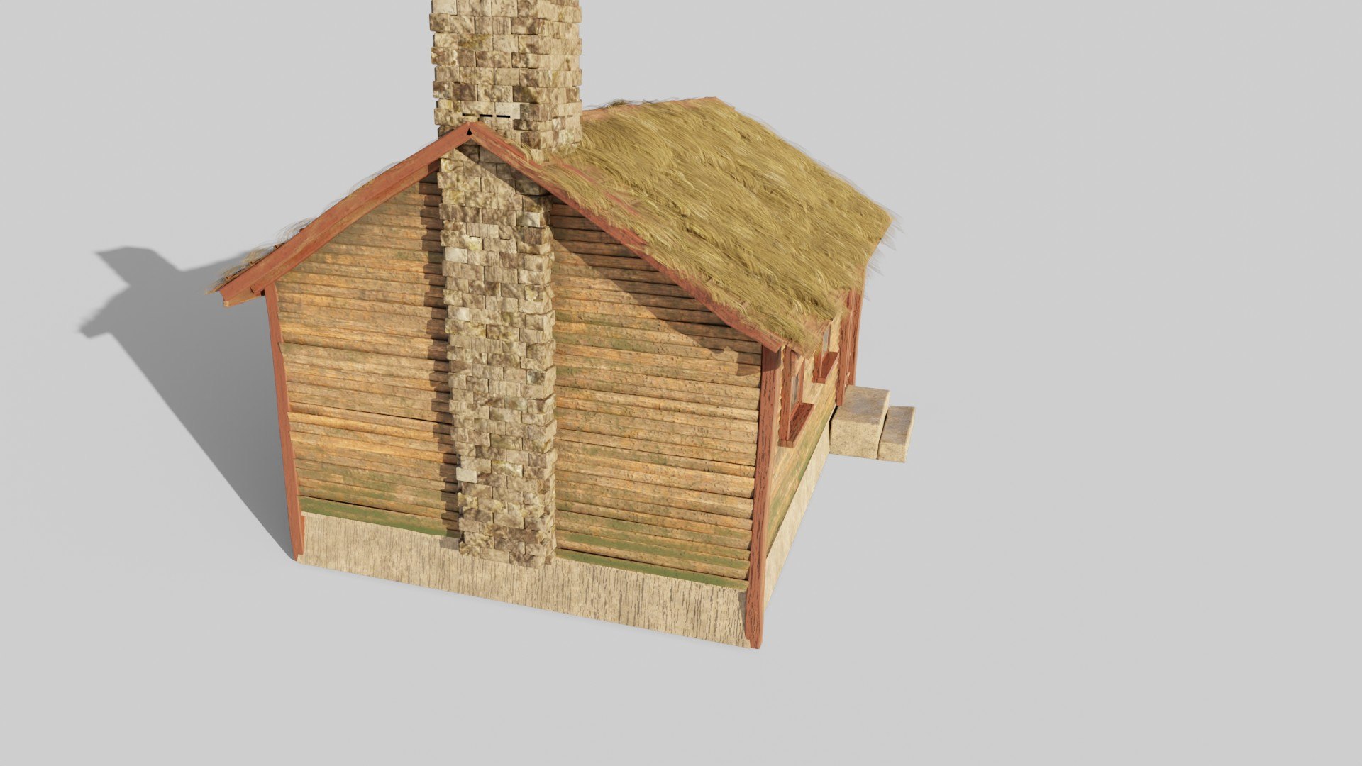 3D Cabin House Model With Pbr Textures Low-poly 3D - TurboSquid 2016597