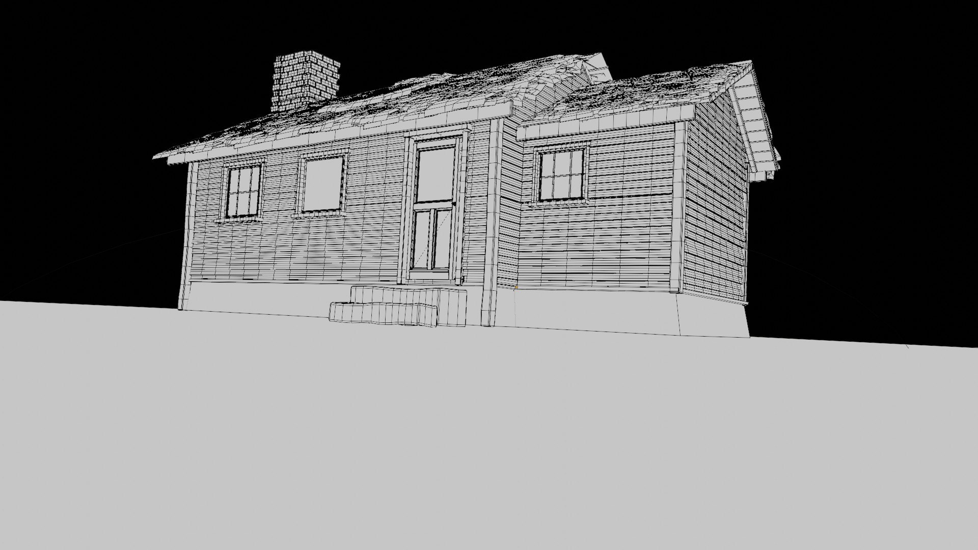 3D Cabin House Model With Pbr Textures Low-poly 3D - TurboSquid 2016597