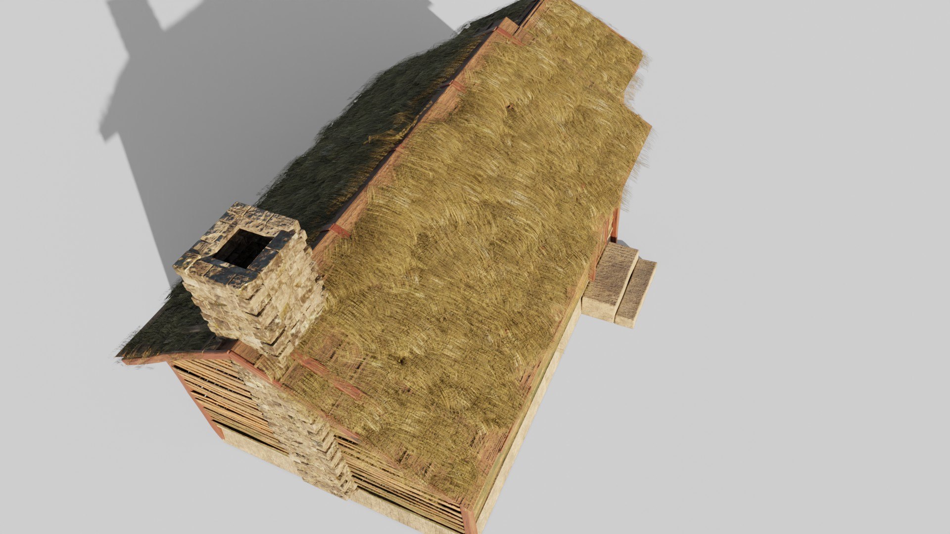 3D Cabin House Model With Pbr Textures Low-poly 3D - TurboSquid 2016597
