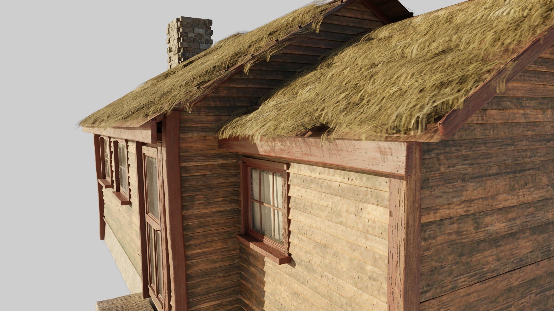 3D Cabin House Model With Pbr Textures Low-poly 3D - TurboSquid 2016597