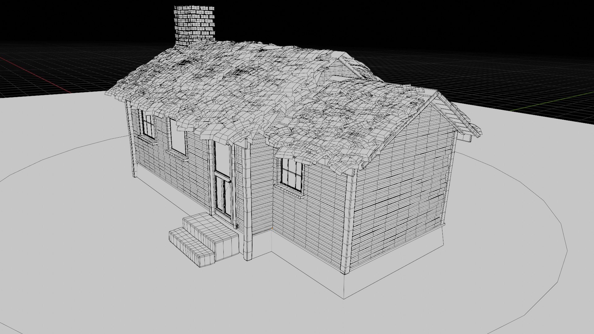 3D Cabin House Model With Pbr Textures Low-poly 3D - TurboSquid 2016597