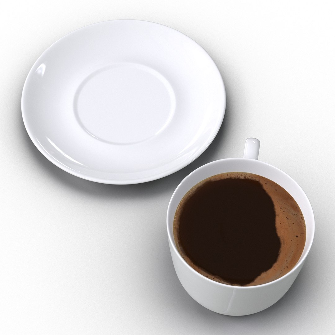 coffee cups 3d model
