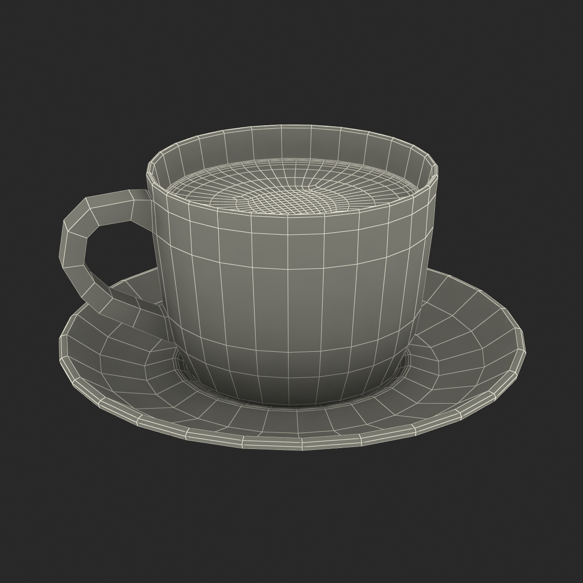 coffee cups 3d model