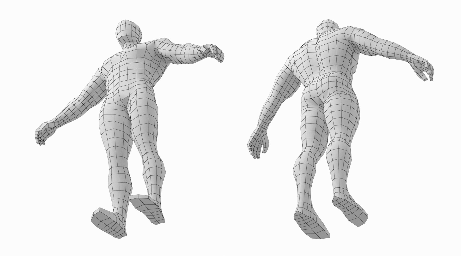 3D Bodybuilder Male Base Mesh in A-Pose - TurboSquid 2158918