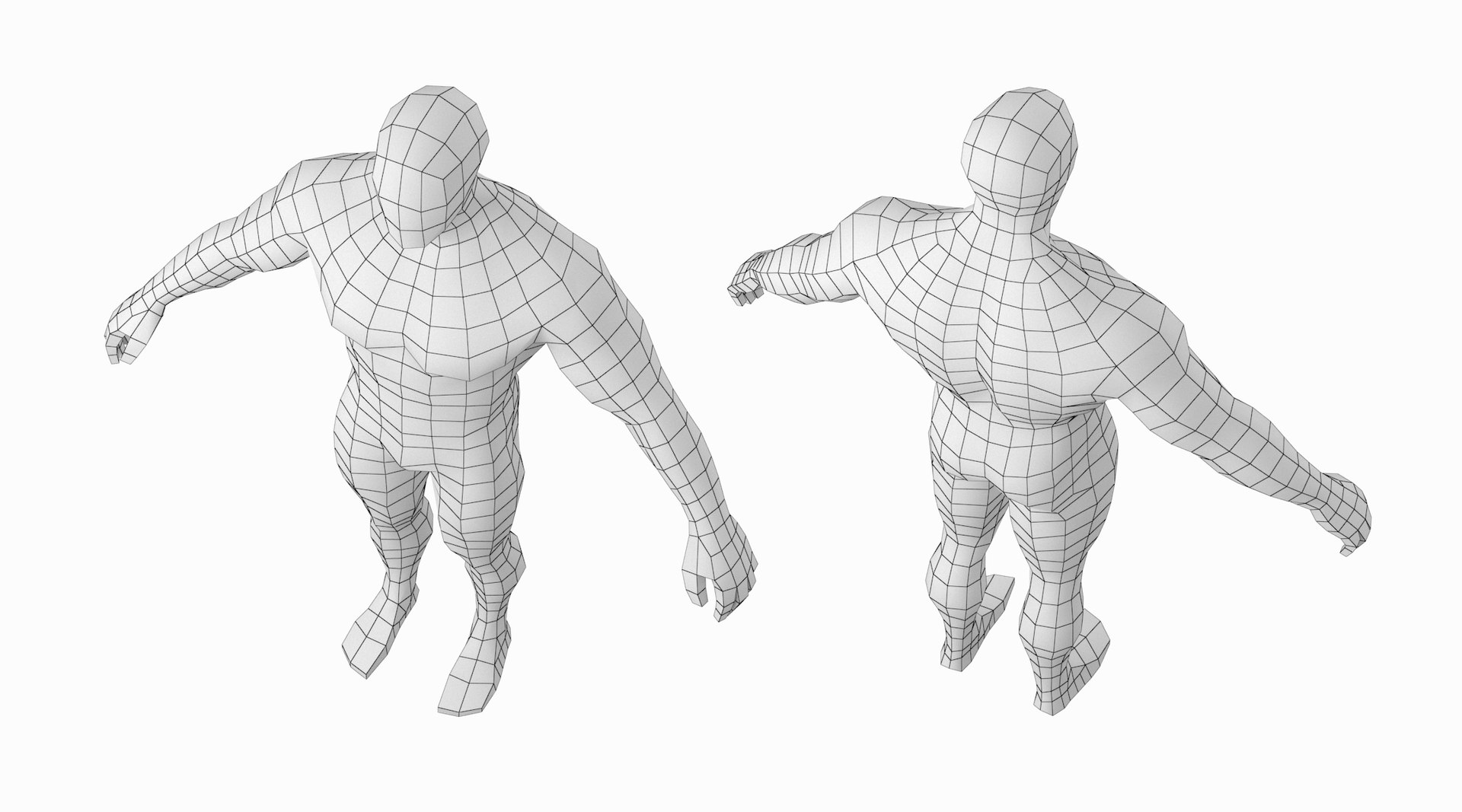 3D Bodybuilder Male Base Mesh in A-Pose - TurboSquid 2158918