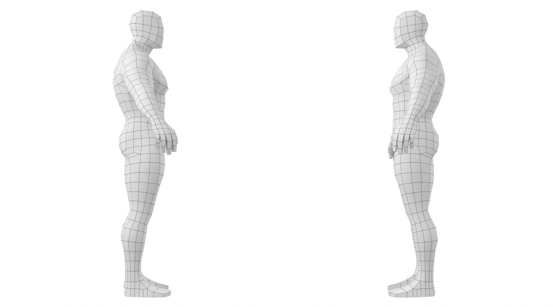 3D Bodybuilder Male Base Mesh In A-Pose - TurboSquid 2158918