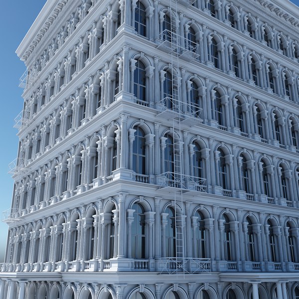 3d model architectural structure