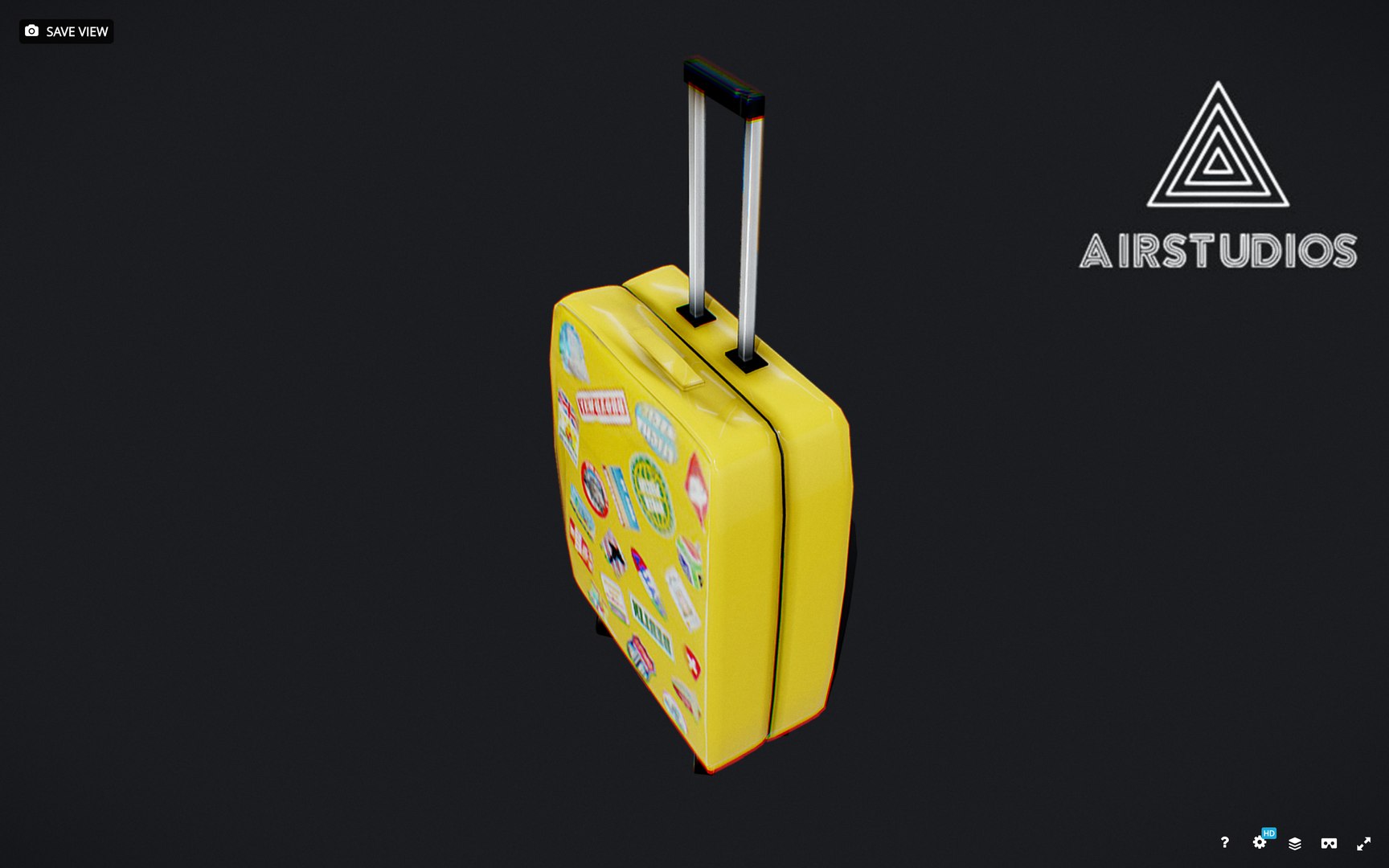 Low Poly Luggage Bag 3D model - TurboSquid 1887238
