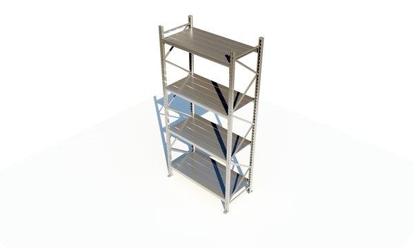 Industrial shelf 3D model - TurboSquid 1482790