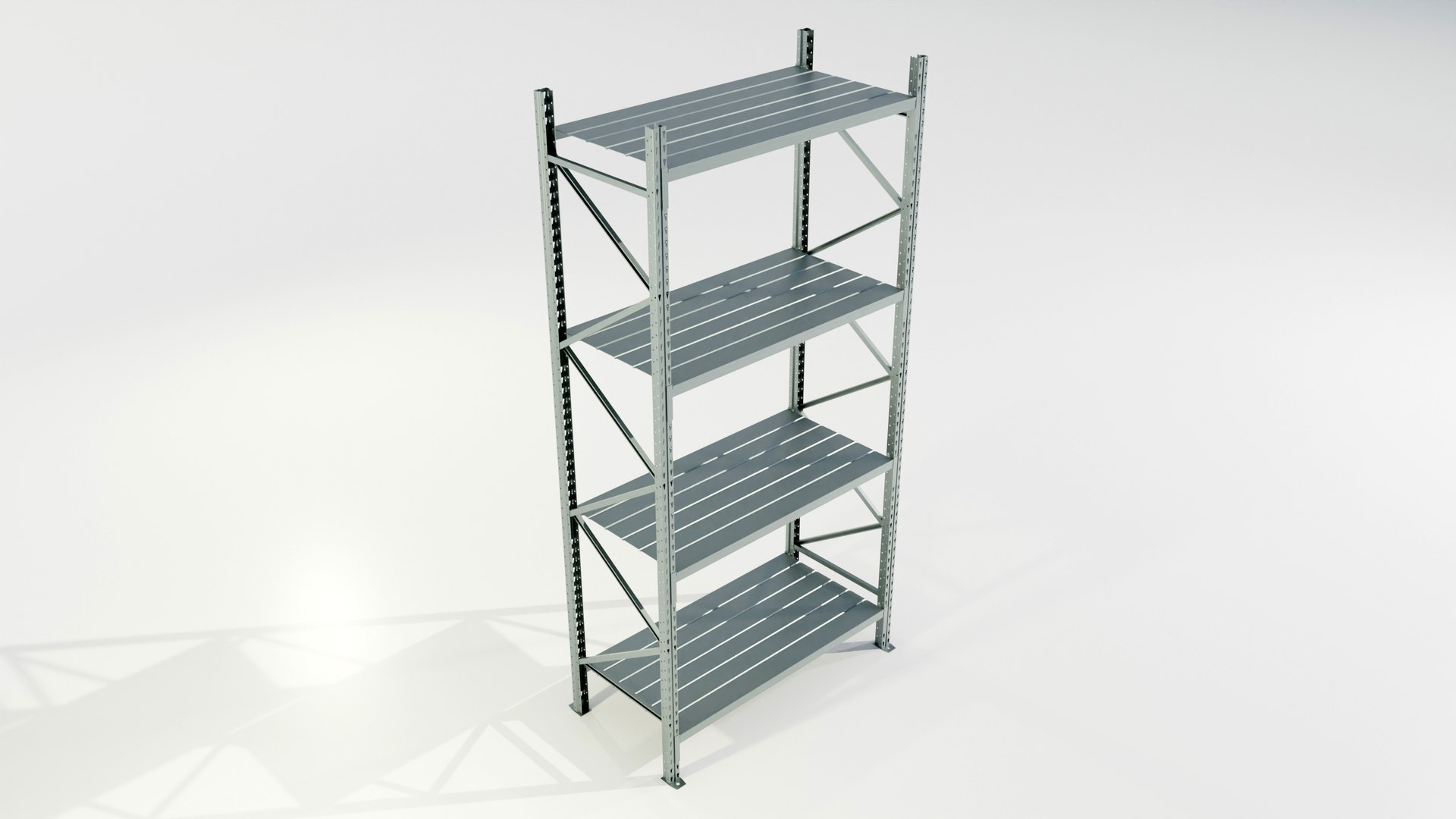 Industrial Shelf 3D Model - TurboSquid 1482790