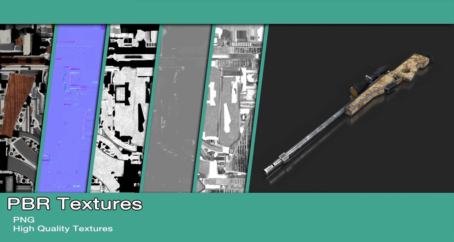 3D Awp Gun - TurboSquid 1360287