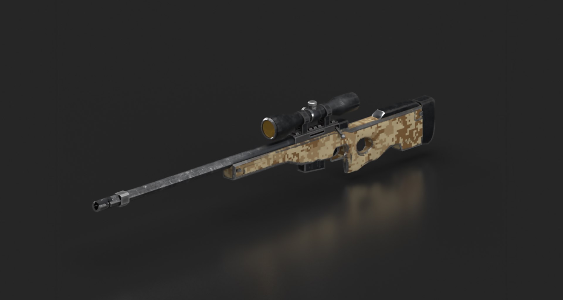 3D Awp Gun - TurboSquid 1360287