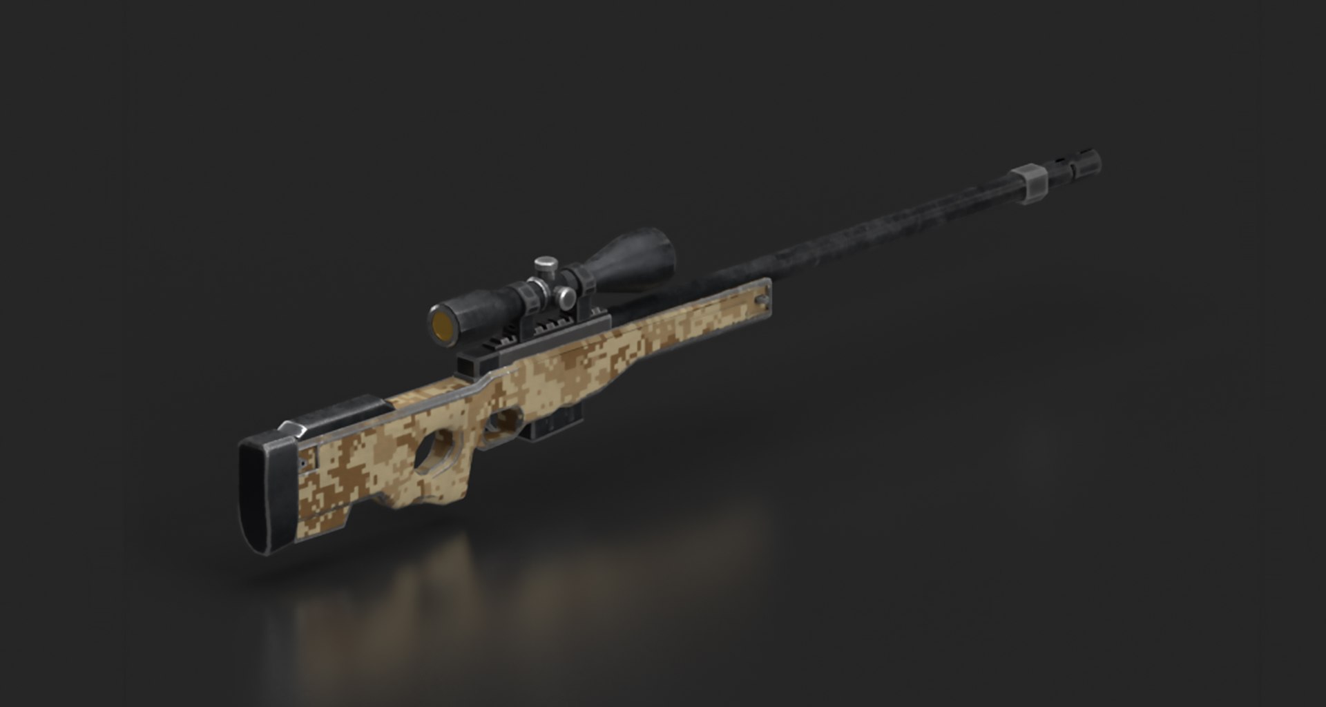 3D Awp Gun - TurboSquid 1360287
