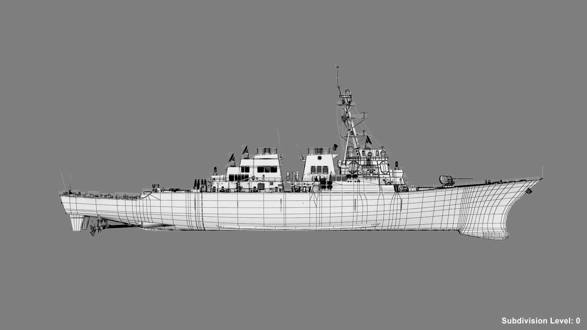 Uss arleigh burke ddg 51 3D model - TurboSquid 1453885