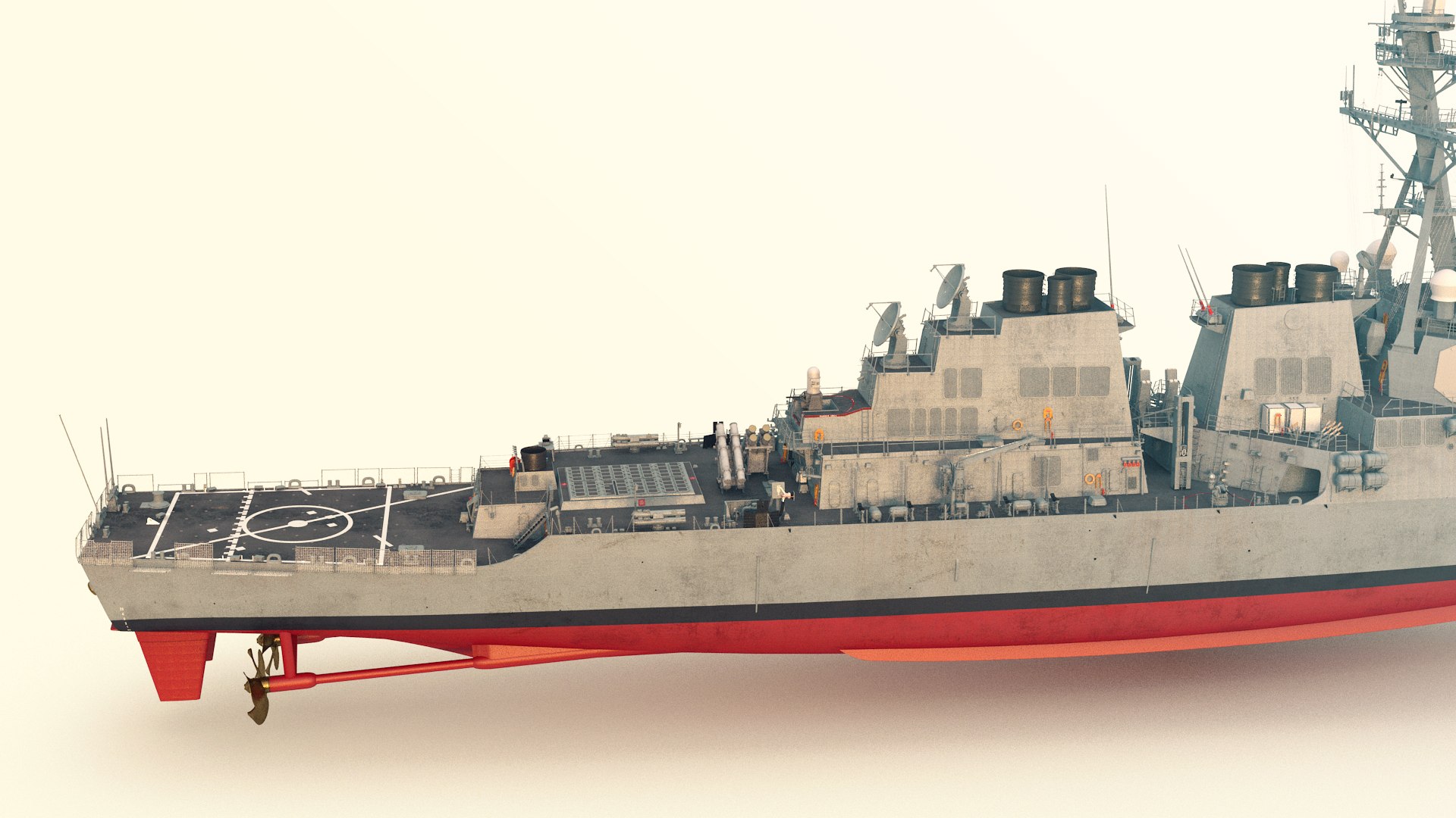 Uss Arleigh Burke Ddg 51 3D Model - TurboSquid 1453885