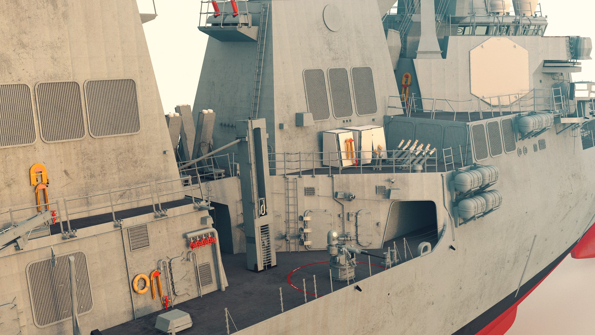 Uss arleigh burke ddg 51 3D model - TurboSquid 1453885