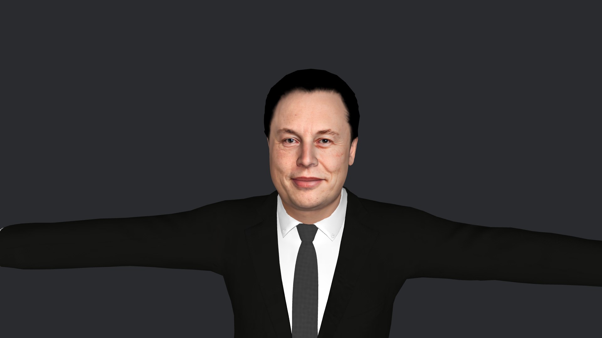 Elon Musk Hyper Realistic Full Body Fully Rigged 3D Character 3D ...
