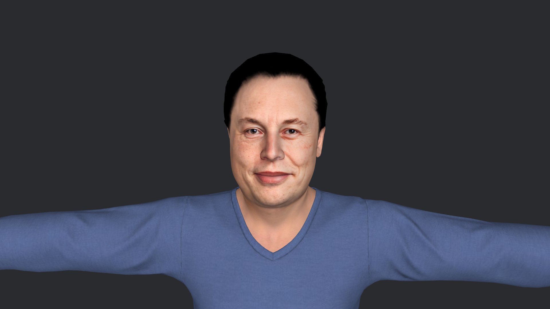 Elon Musk Hyper Realistic Full Body Fully Rigged 3D Character 3D ...