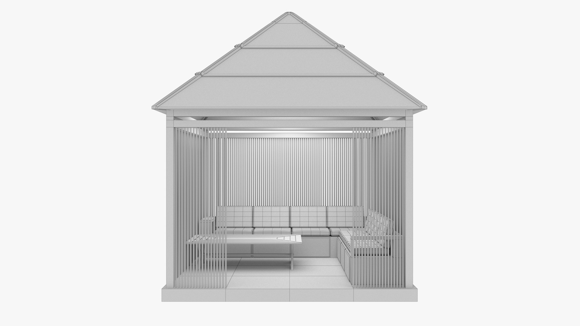 Arabic Traditional Beach Gazebo 3x3 3D Model - TurboSquid 2253149