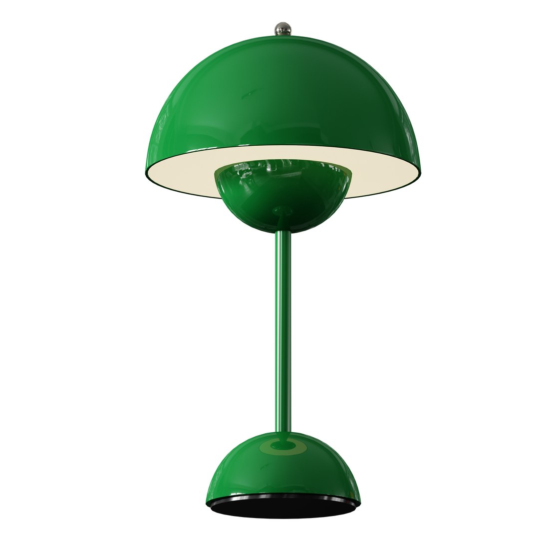 Table Lamp Flowerpot V9 Rechargeable LED Portable Tradition 3D Model ...