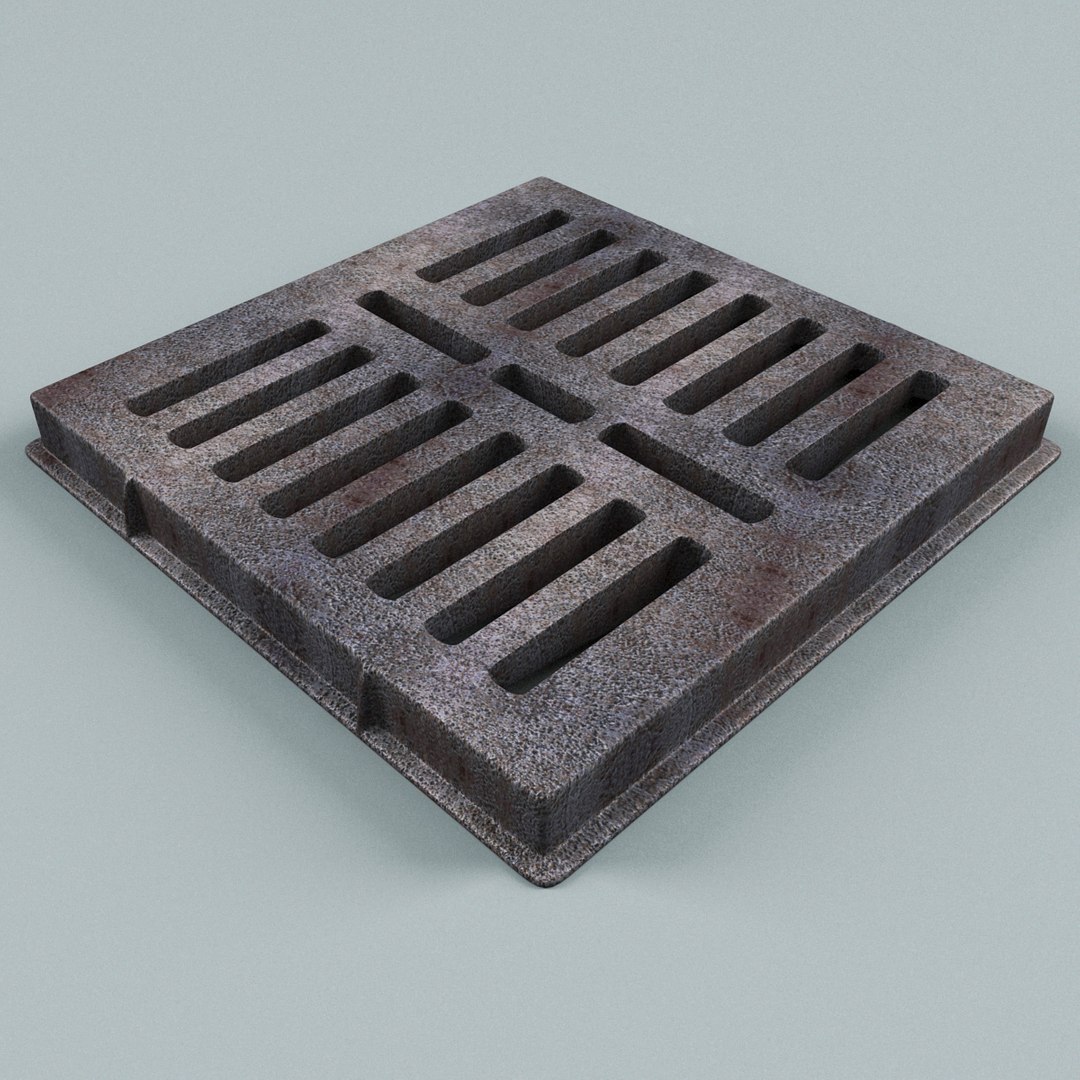 3d Sewer Grate