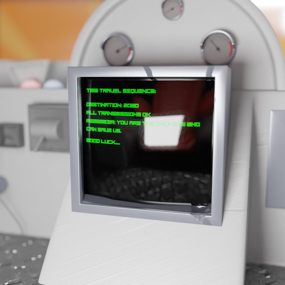 3D Model Trunk Time Machine Dragon Ball - TurboSquid 1597249