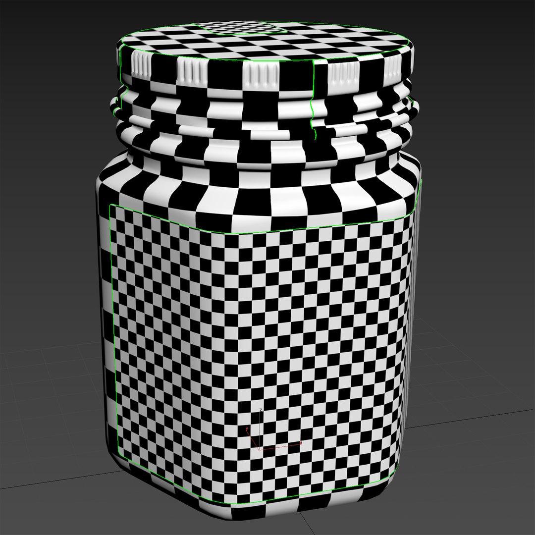 3D Sauce Jar Hex Model - TurboSquid 2257773