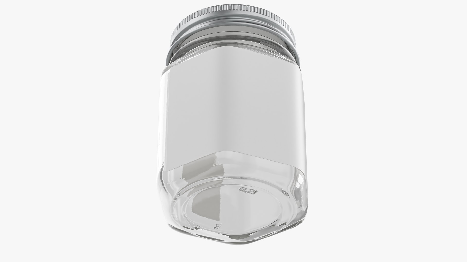 3D Sauce Jar Hex Model - TurboSquid 2257773