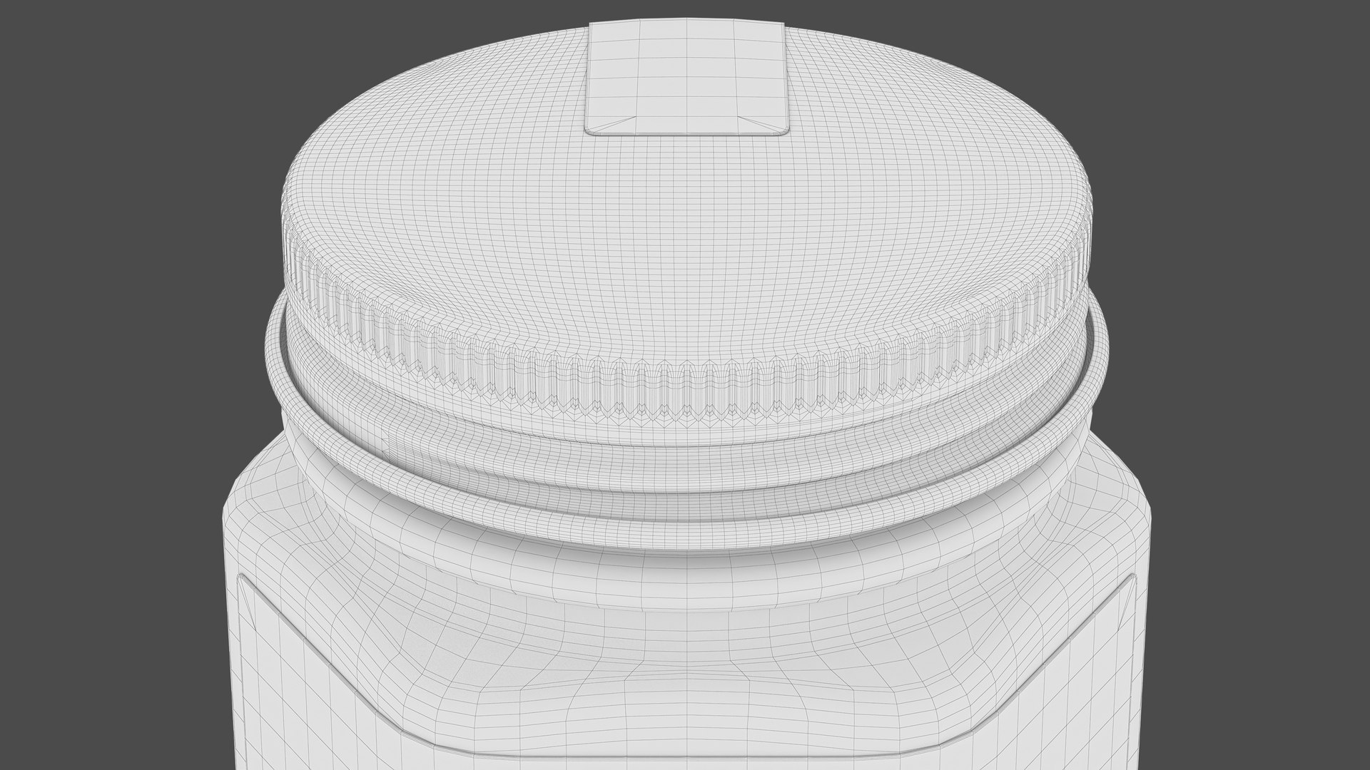 3D Sauce Jar Hex Model - TurboSquid 2257773