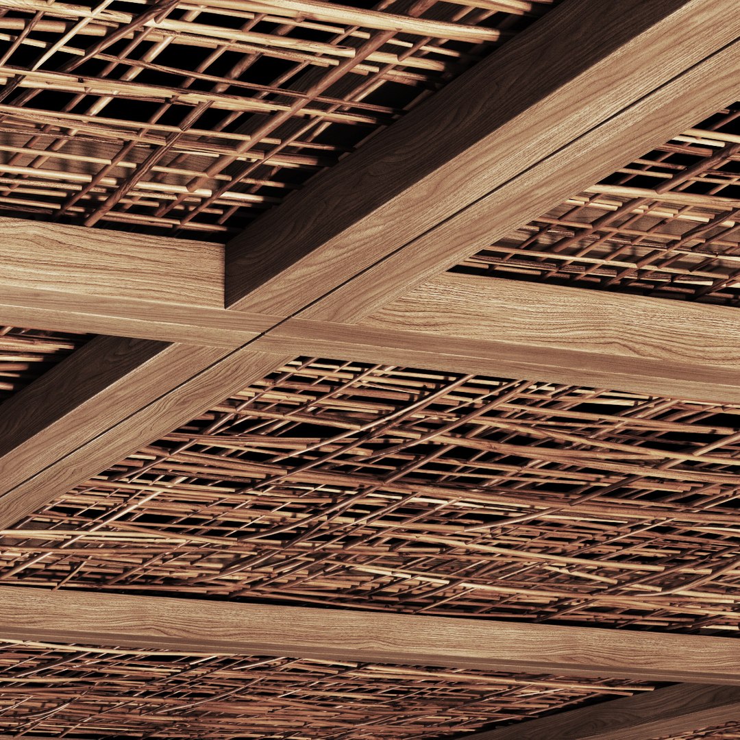 3D Ceiling Branch Wood Model - TurboSquid 1548000
