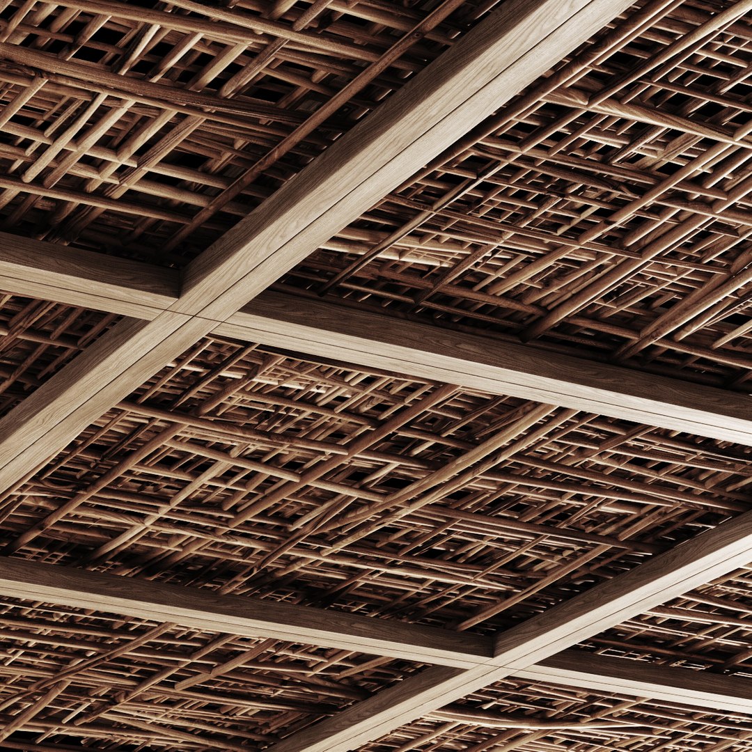 3D Ceiling Branch Wood Model - TurboSquid 1548000
