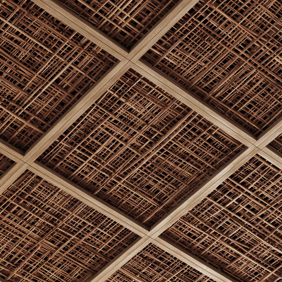 3D Ceiling Branch Wood Model - TurboSquid 1548000