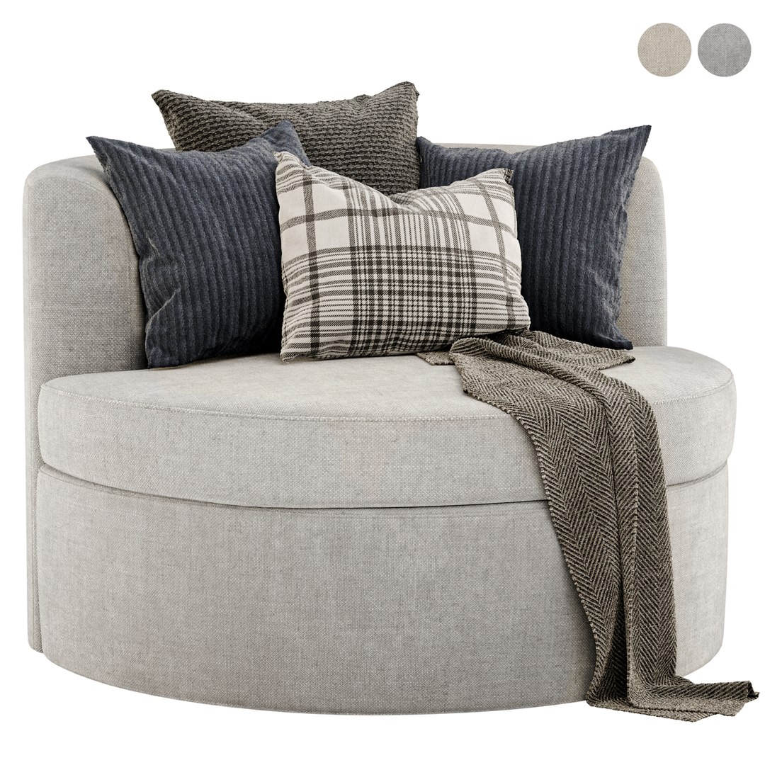 3D Model Ava Armchair By Sofa Company - TurboSquid 2200807