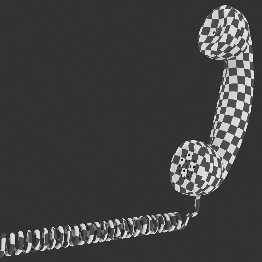 Handset Hand Set 3d Model