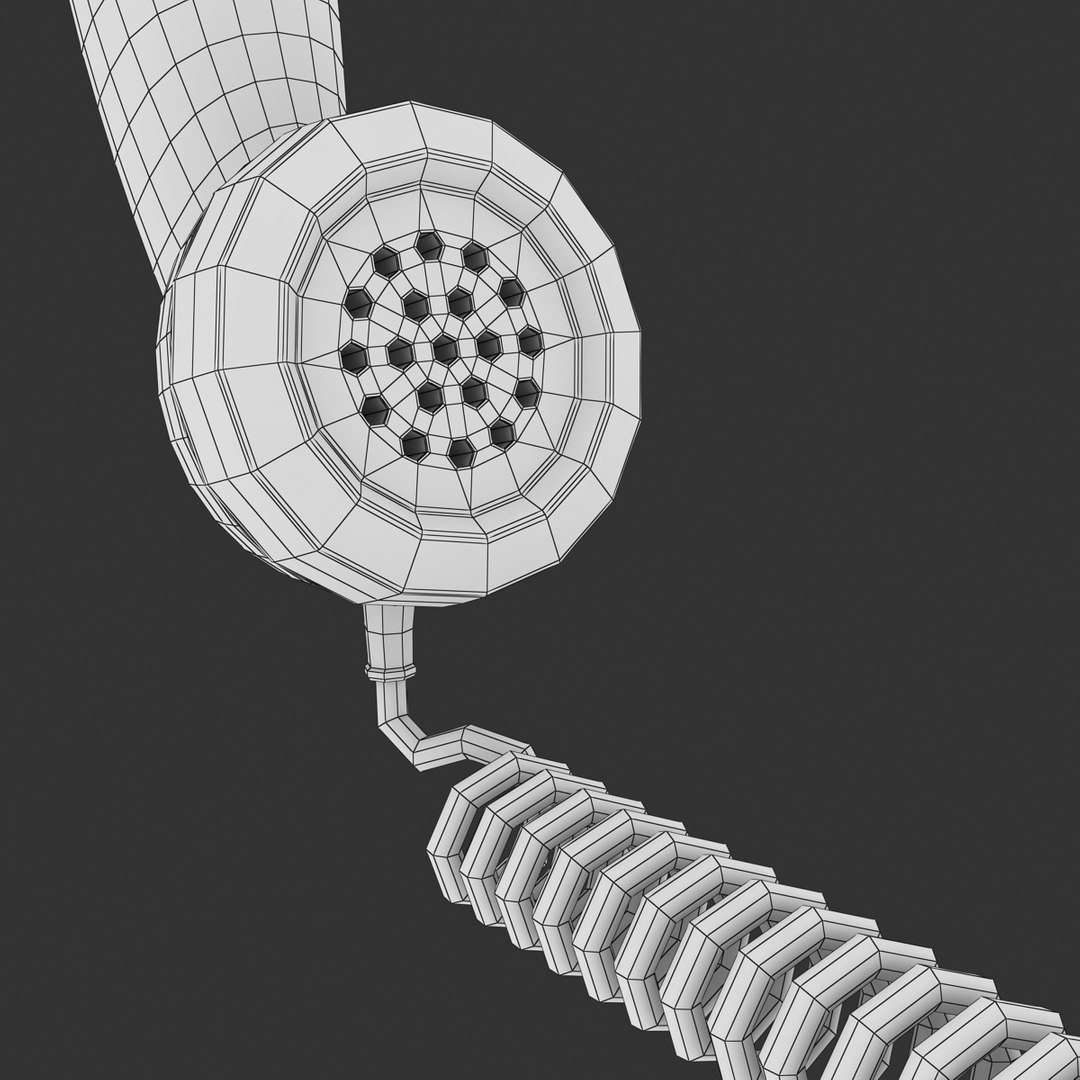 Handset Hand Set 3d Model