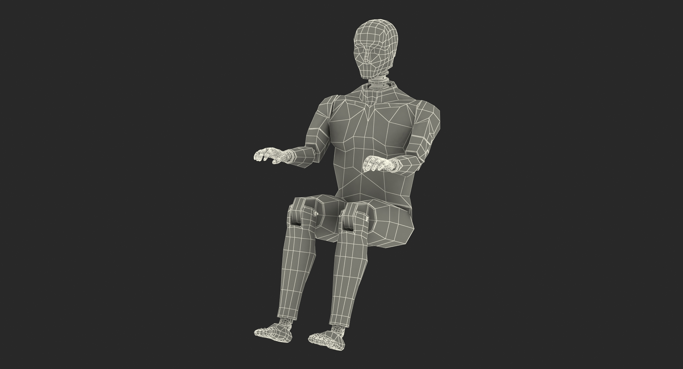 Crashtest Dummy Sitzhaltung 3D-Modell - TurboSquid 1359652