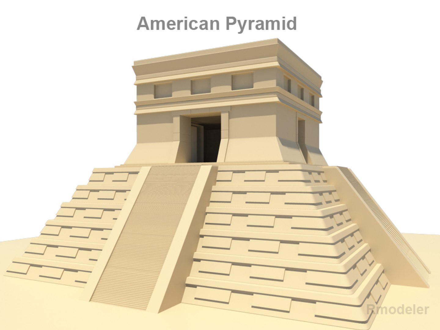 Mesoamerican Pyramids American 3d Model
