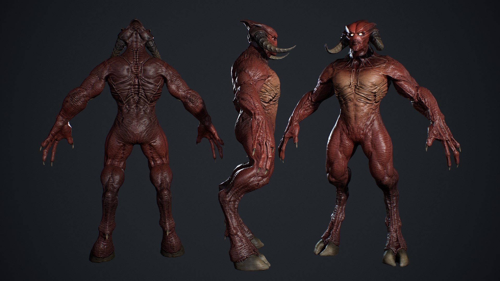 3D Demon Character 10 - TurboSquid 2143075
