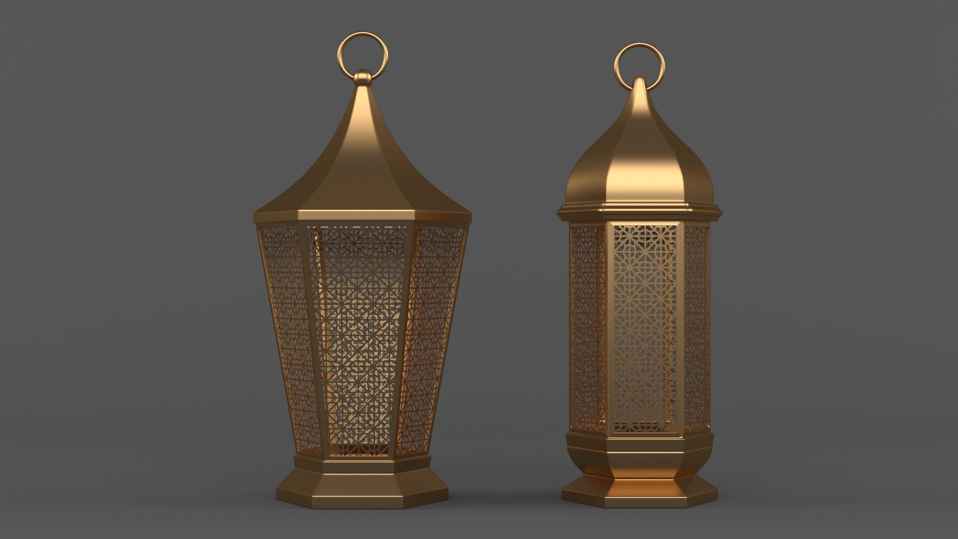 Arabic Lanterns 3D Model - TurboSquid 1805990