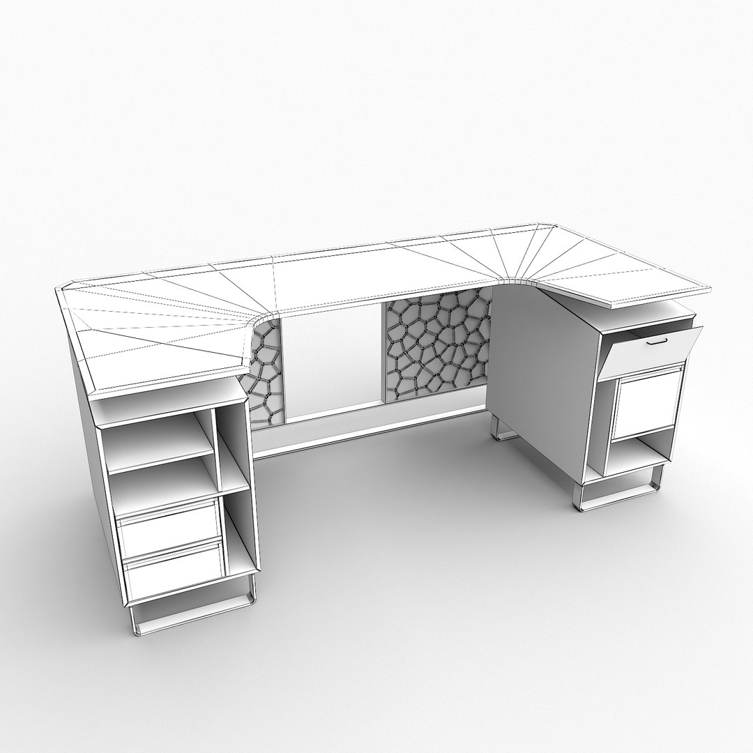 Modern Table Voronoi 3D Model - TurboSquid 1442345