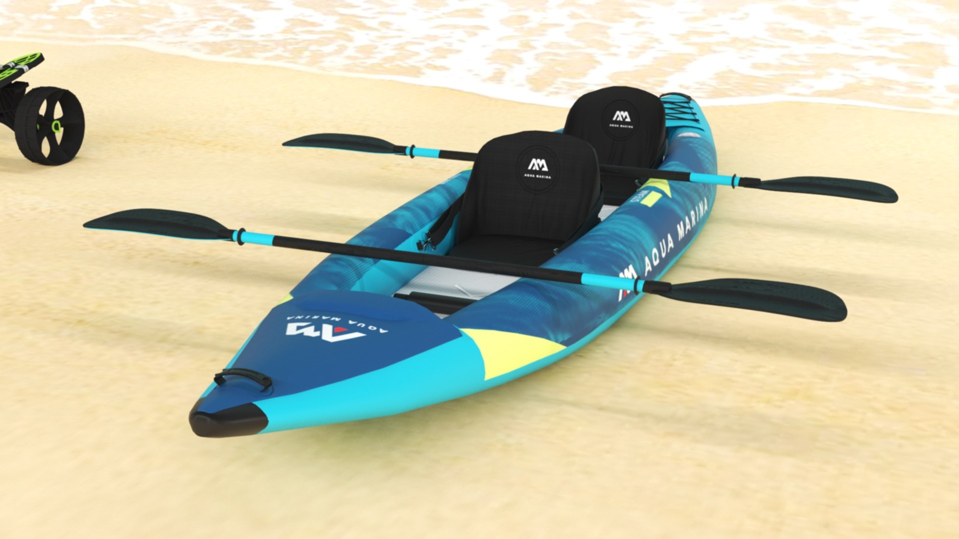Aqua MarinaKayak 3D - TurboSquid 2376885