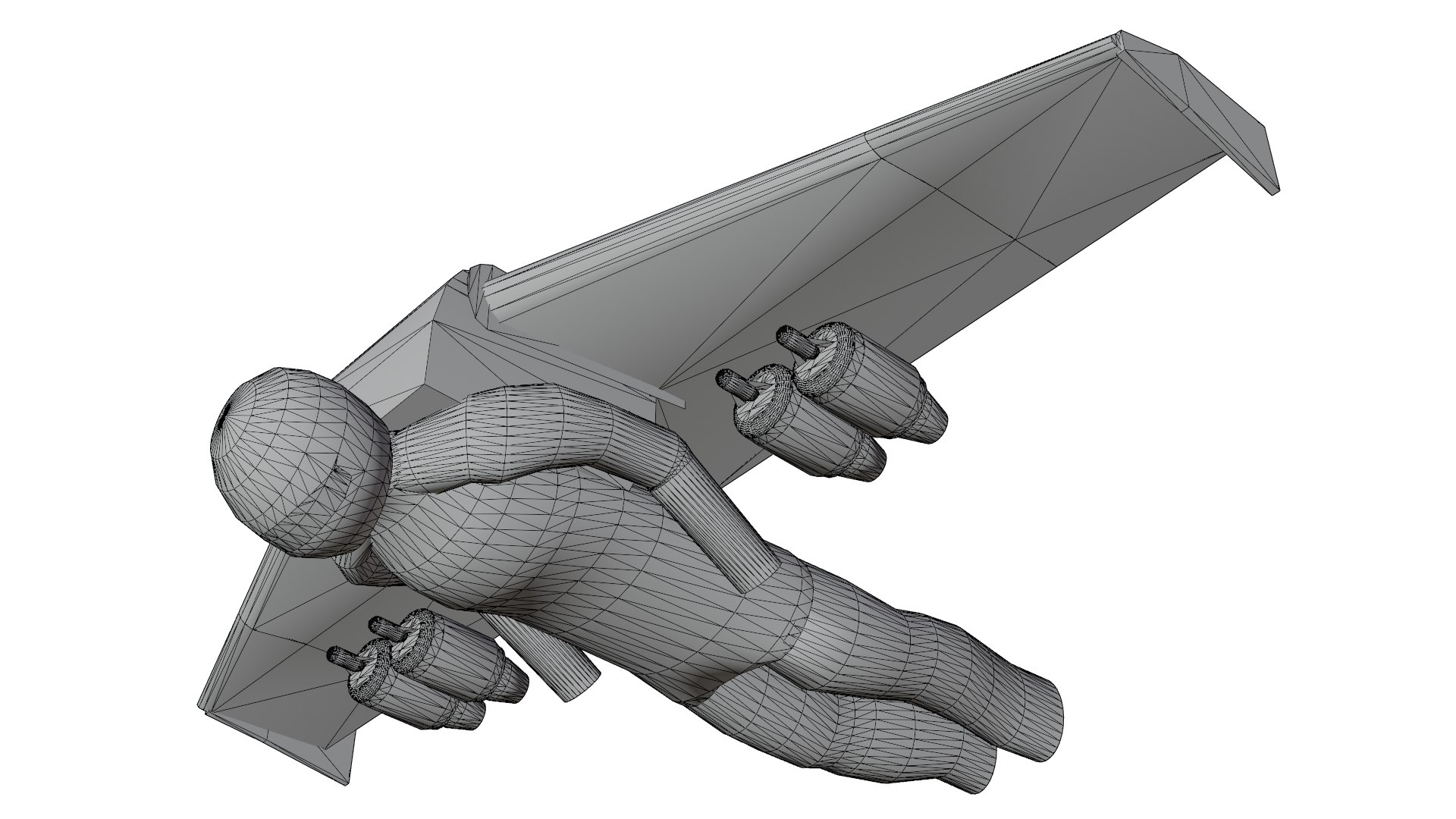3D Jetman Jet Wing - TurboSquid 2326177