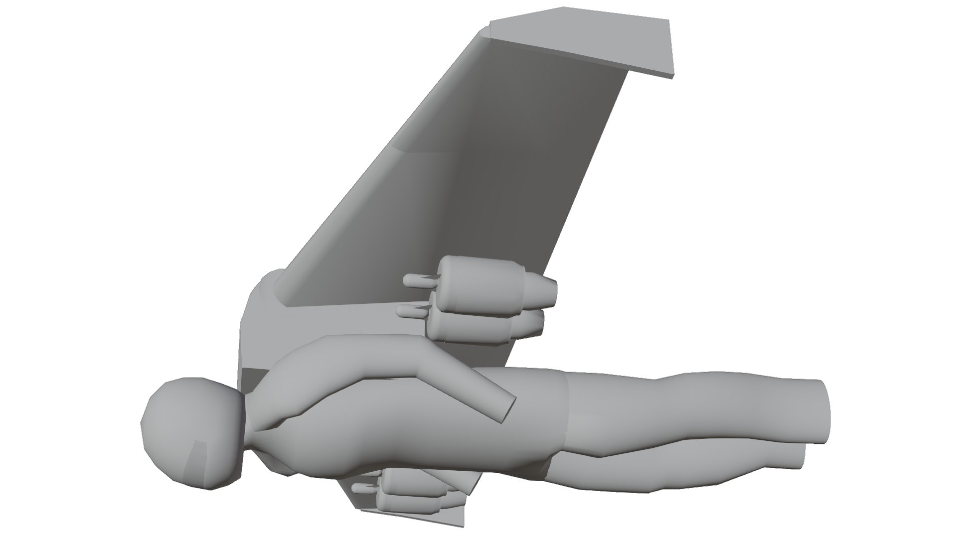 3D Jetman Jet Wing - TurboSquid 2326177