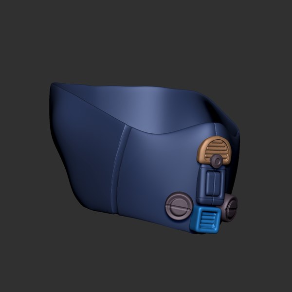 Gas mask helmet sculpt 3D model - TurboSquid 1595281