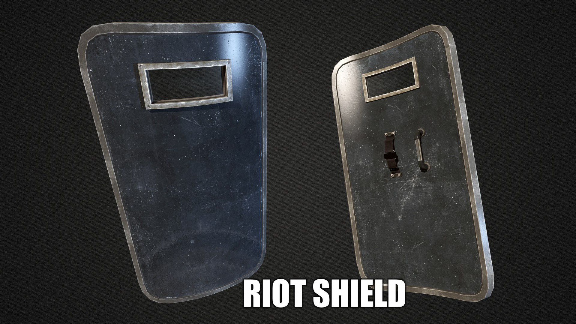Riot Shield 3d Max